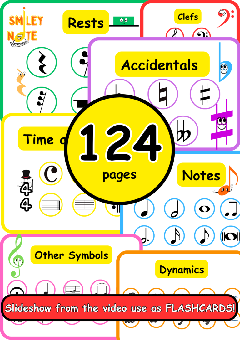 Learn the Bass Clef Music Notes – Activities Bundle – smileynote.com.au